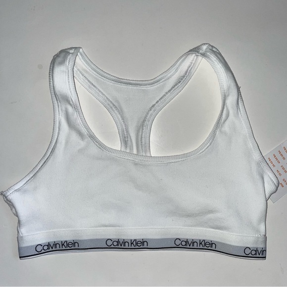 Calvin Klein | Other | Calvin Klein Modern Cotton Racerback Bralette ...
